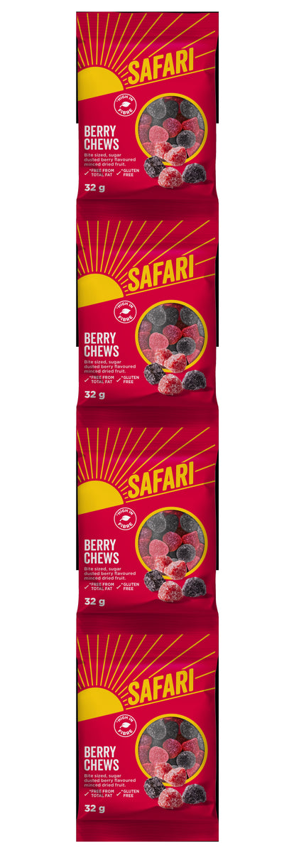 Berry Chews: 4x32g – SAFARI Factory Shop