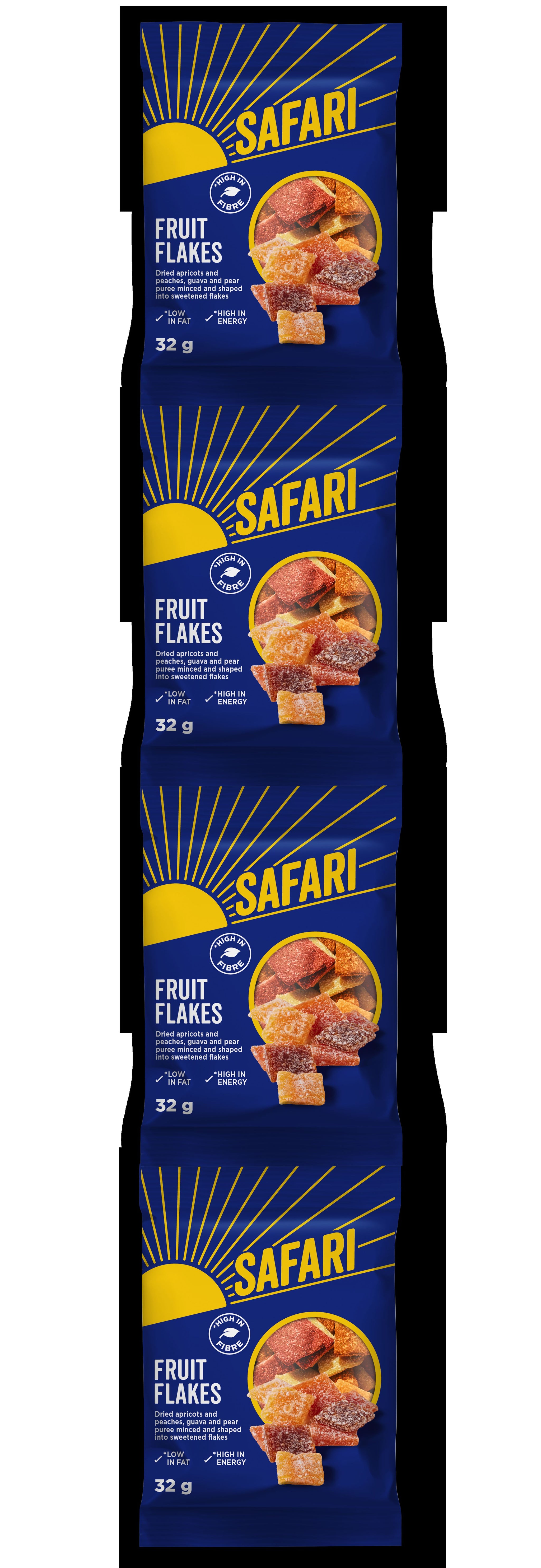 Fruit Flakes: 4x32g – SAFARI Factory Shop